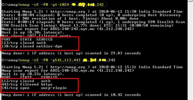 Nmap Development: Nmap bug while port scanning